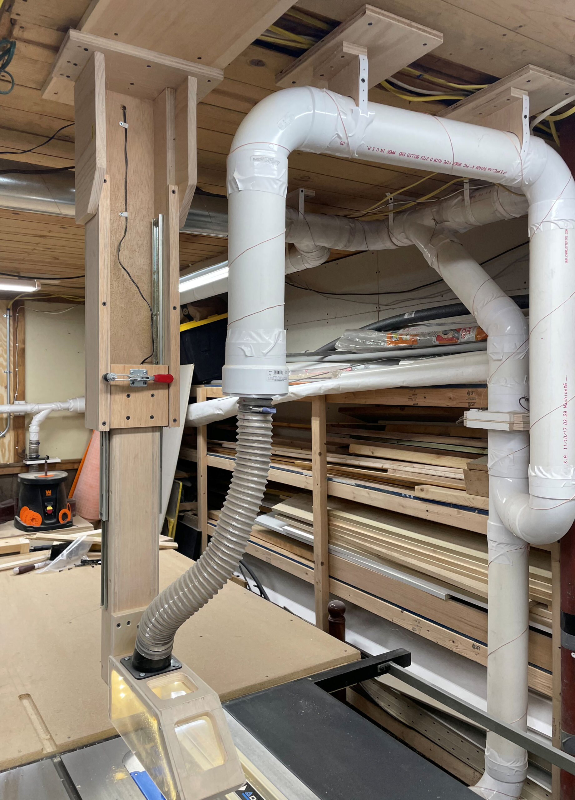 Dust Collection System for Home Workshop - The Home Fort